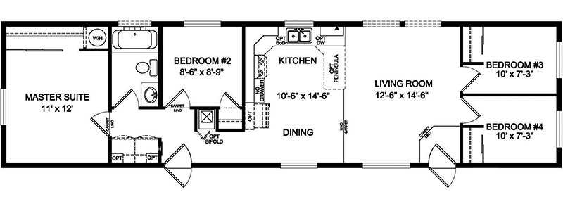 960 sq.ft. | Moduline | Best Buy Homes